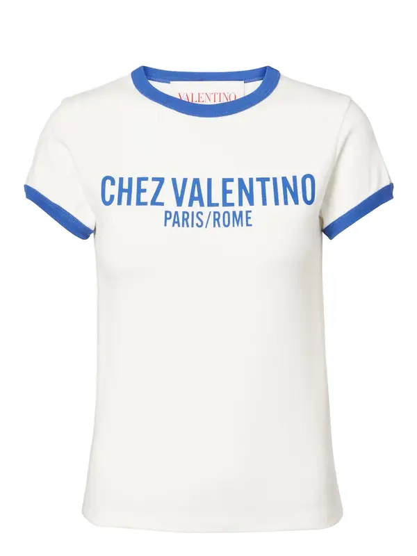 Valentino Garavani Logo Cotton T-shirt - White