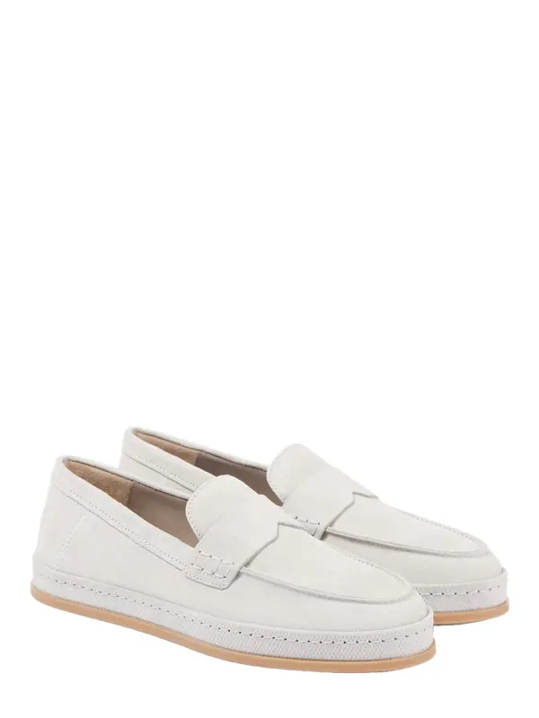 Hogan Suede Loafers - Grey