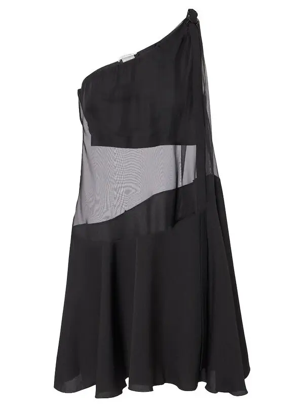 NENSI DOJAKA Daphne One-shoulder Minidress - Black