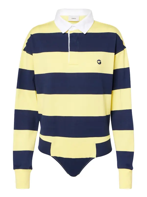 Coperni Striped Cotton Bodysuit - Multicoloured