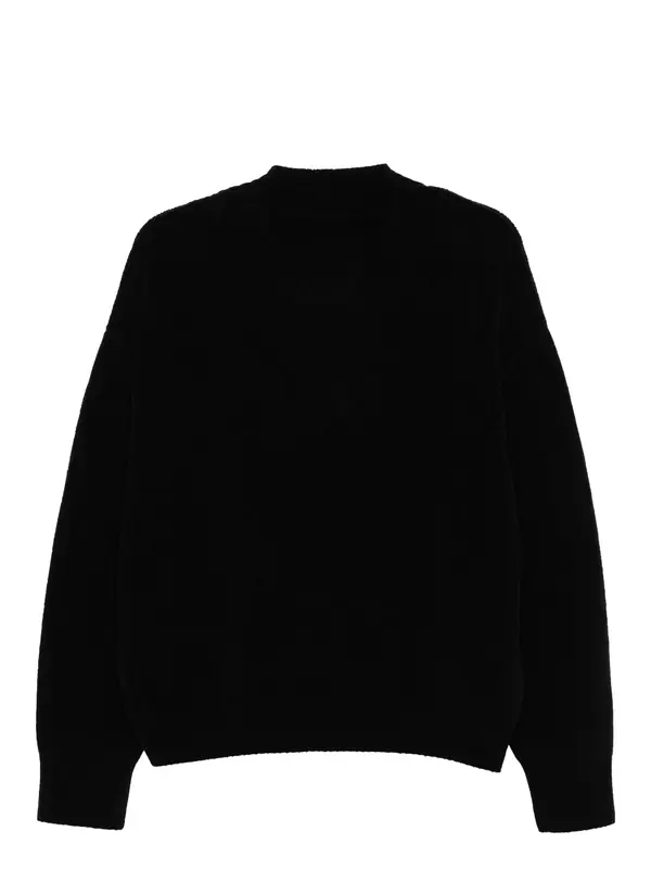 TEAM WANG DESIGN Choices V-neck Jumper - Black