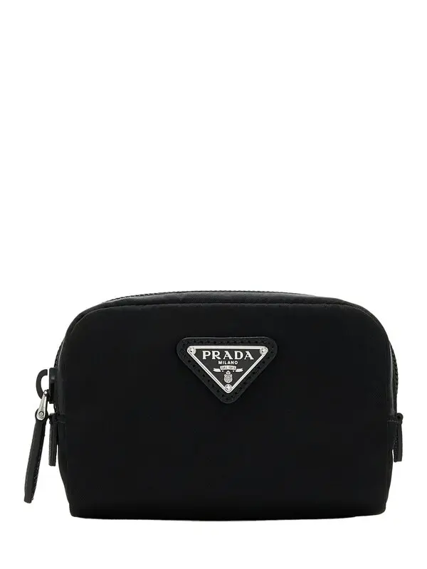 Prada Re-nylon Necessaire Pouch - Black