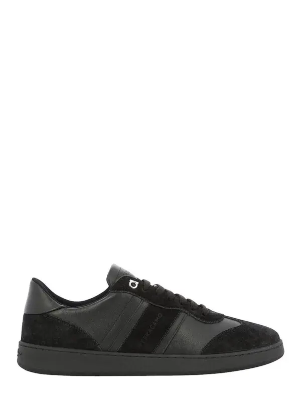 FERRAGAMO Low Top Sneakers - Black