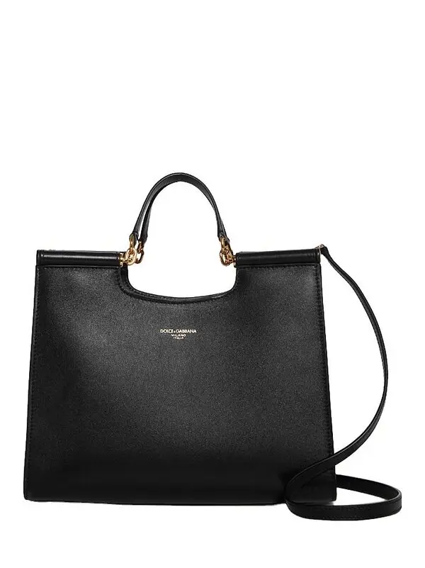 Dolce & Gabbana Small Sicily Shopper - Black