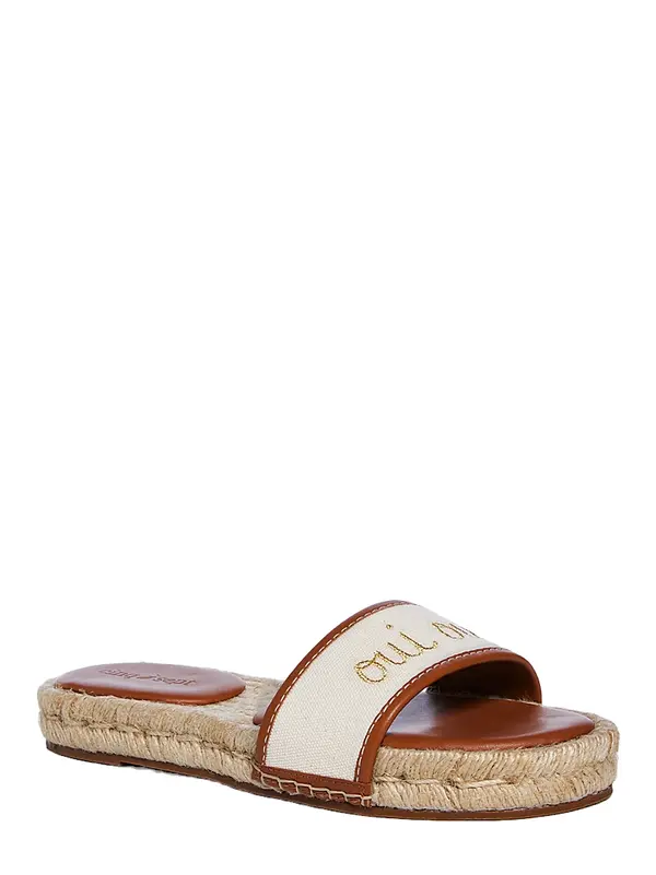 Cinq À Sept Josephine Espadrille Sandals - Natural/cognac