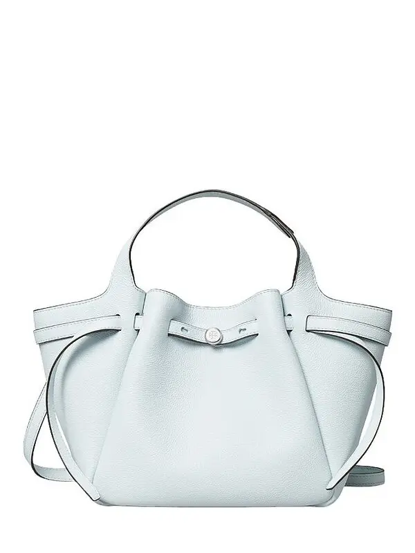 Tory Burch Small Romy Tote In Pebbled Leather - Butterfly