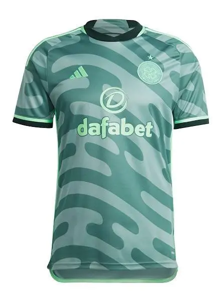 Adidas Celtic Fc 23/24 Third Jersey - Vista Green/beam Green