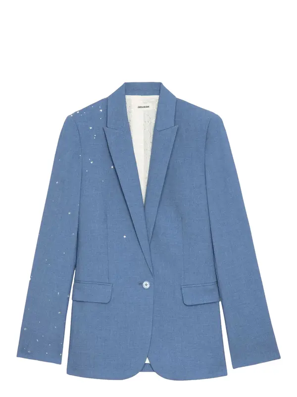 Zadig&Voltaire Strass Valse Blazer - Blue