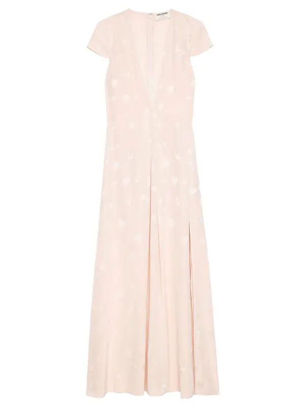 Zadig&Voltaire Ravir Silk Maxi Dress - Neutrals