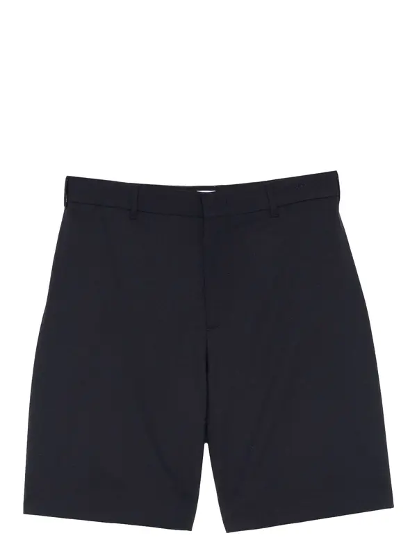 MSGM Pleat-detail Shorts - Blue