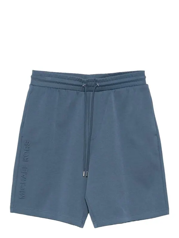 Michael Kors Logo-embossed Shorts - Blue