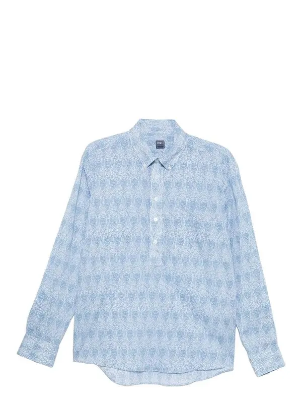 Fedeli Paisley-print Shirt - White