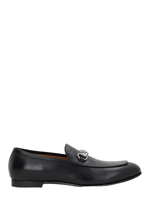 Gucci Horsebit-plaque Loafers - Black