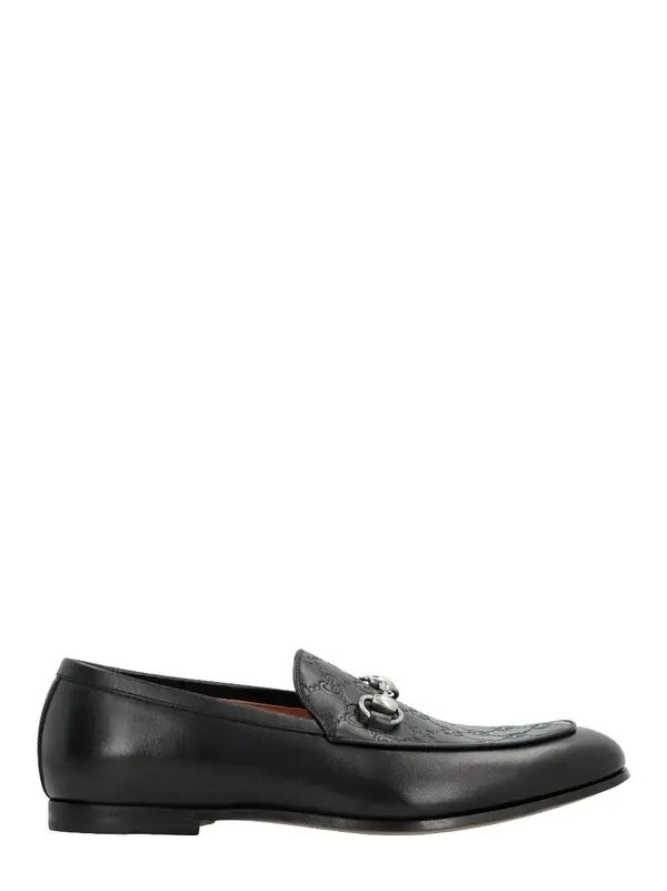 Gucci Horsebit-plaque Loafers - Black