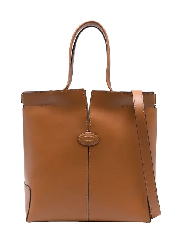 TOD'S Di Bag Folio Tote - Brown