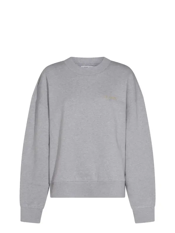 Attico Cotton Sweatshirt - Grey