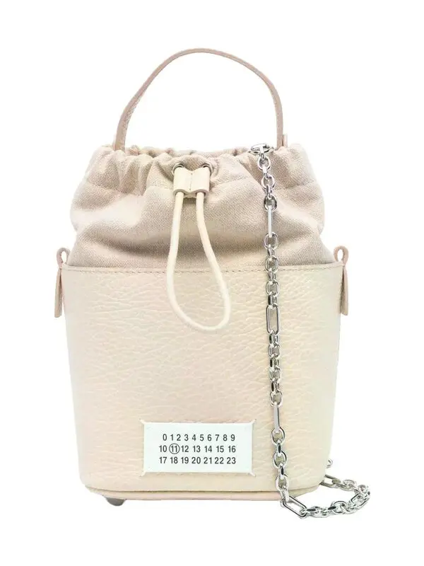 MAISON MARGIELA 5ac Small Bucket Bag - Neutrals