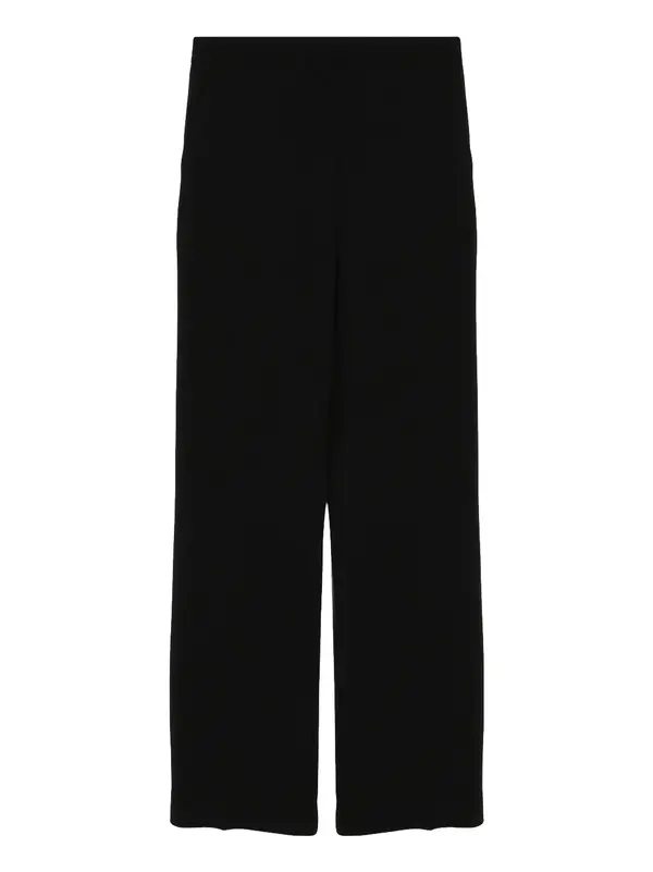 Mark Kenly Domino Tan Crepe Trousers - Black