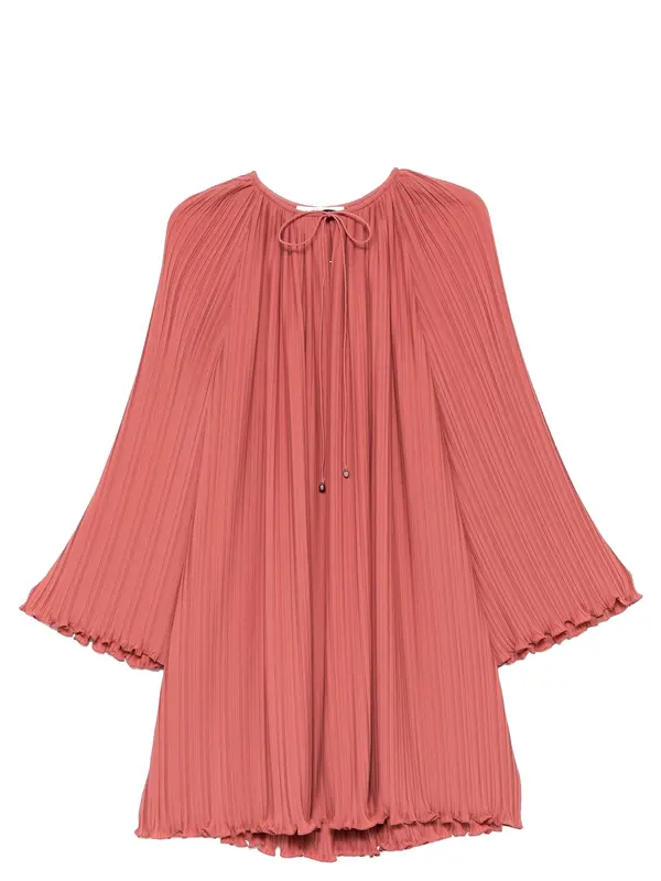 LANVIN Plissé Dress - Pink