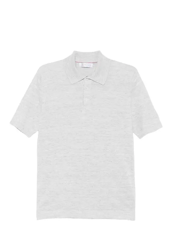 Brunello Cucinelli Cotton Polo Shirt - White