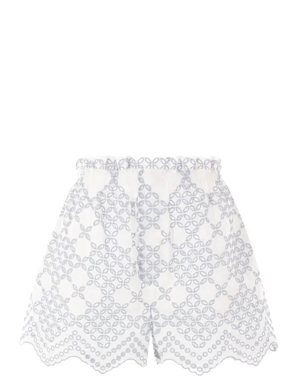Raquel Diniz Bahia Sangallo Shorts - White