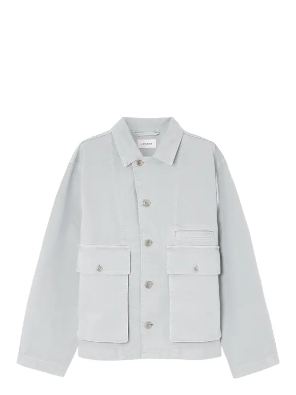 LEMAIRE Oversized Denim Chore Jacket - Blue