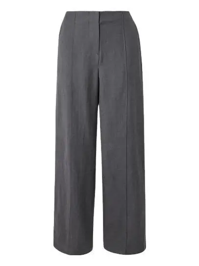 Faithfull The Brand Lenza Wide-leg Pants - Gray