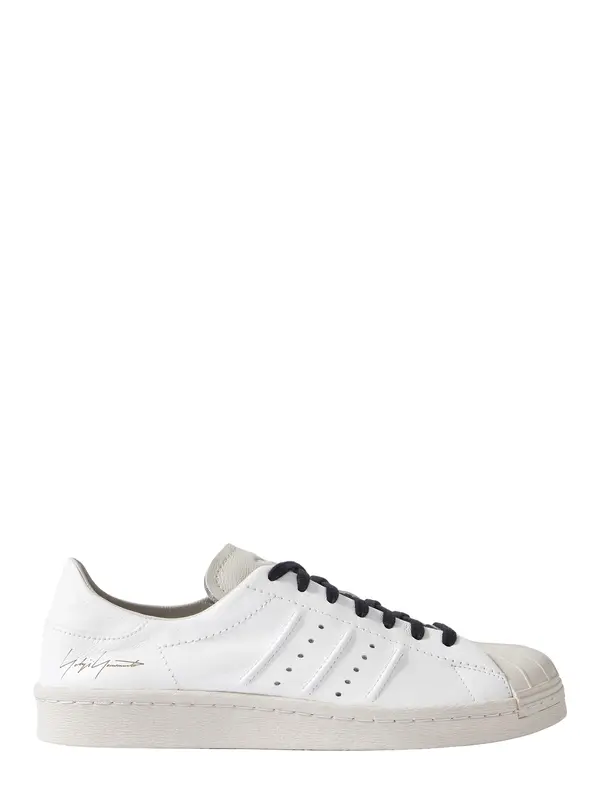 Adidas Originals By Alexander Wang Y-3 Superstar Leather Sneakers - White
