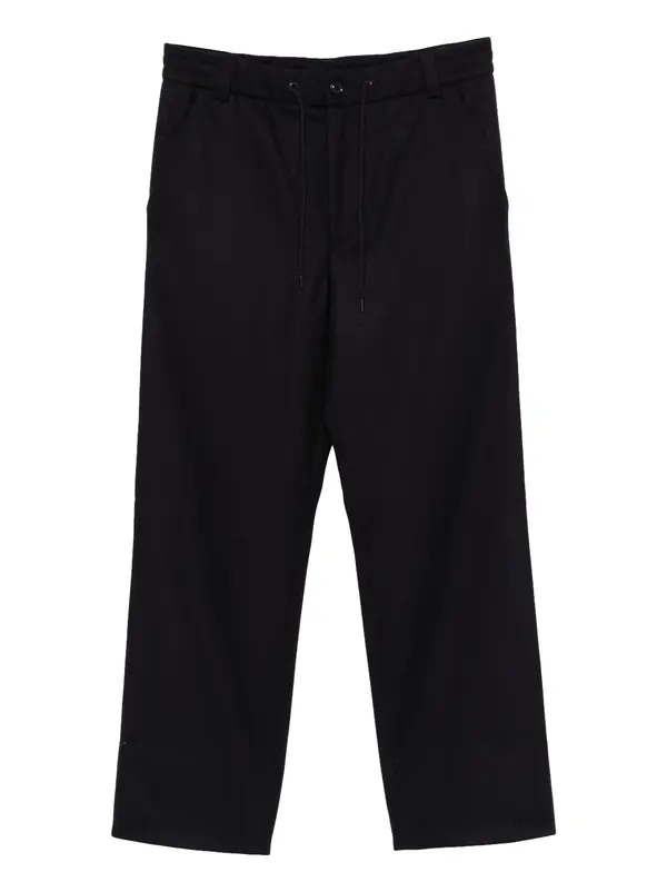 Moncler Virgin-wool Trousers - Blue