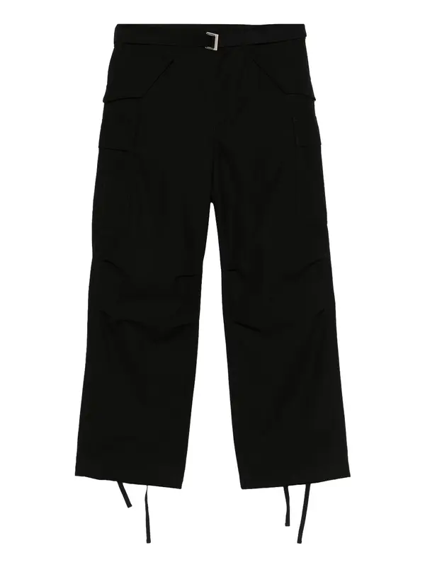 Sacai Belted Cargo Pants - Black