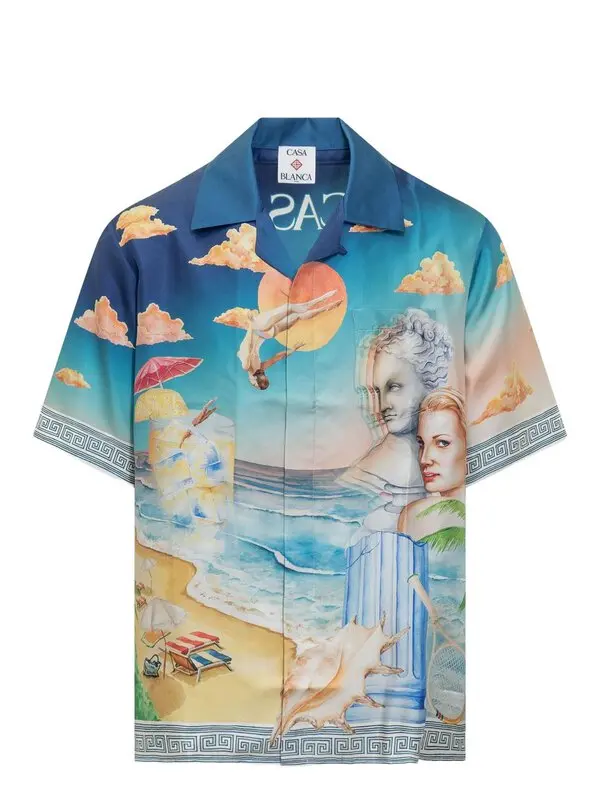 Casablanca Le Plongeon Shirt - Blue