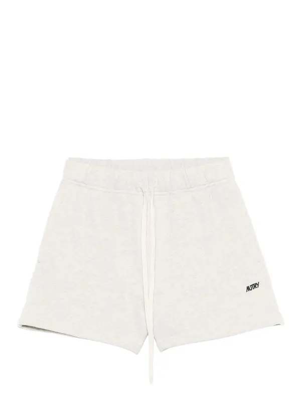 AUTRY Embroidered Logo Shorts - Grey