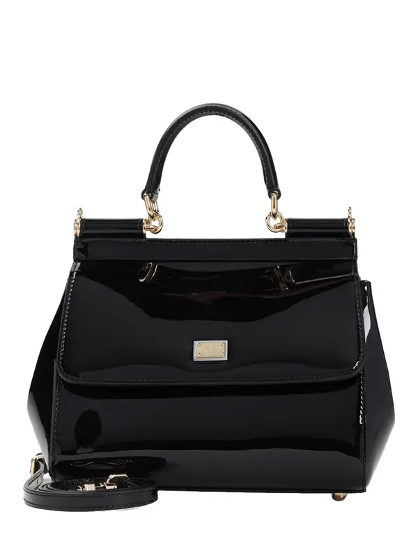 Dolce & Gabbana Medium Sicily Handbag - Black