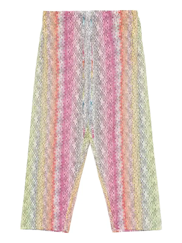 Missoni Microwave-print Trousers - Pink