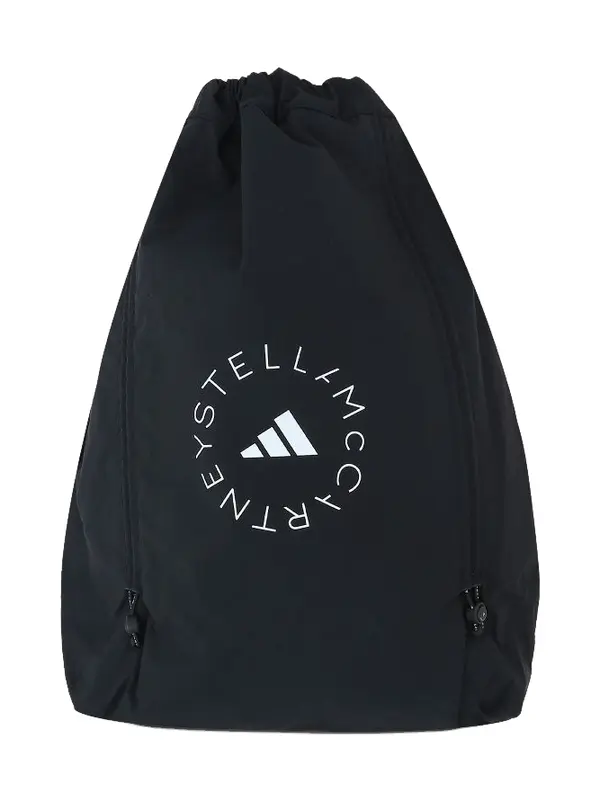 Adidas By Stella Mccartney Logo-print Backpack - Black
