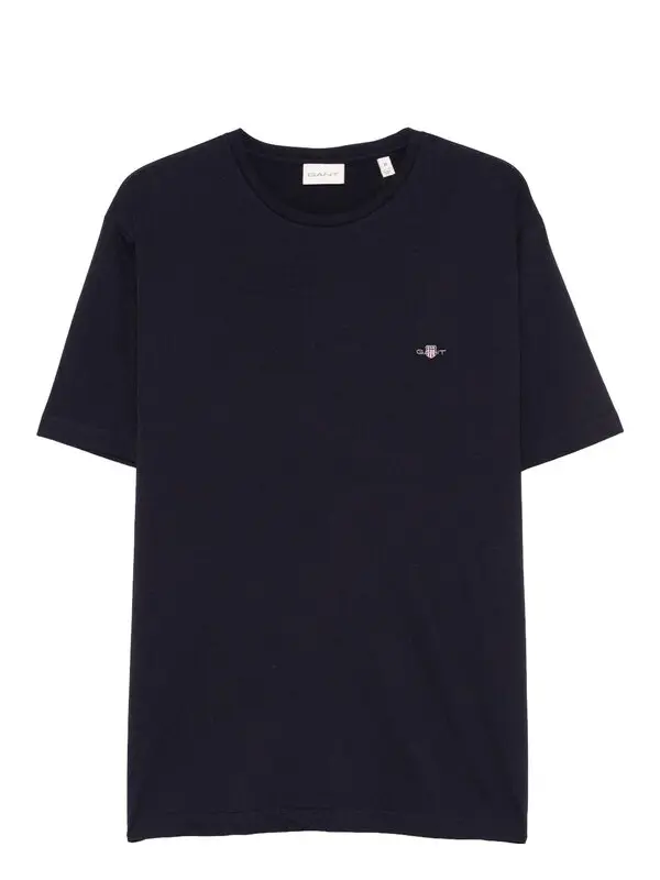 Gant Shield-motif Short-sleeve T-shirt - Blue