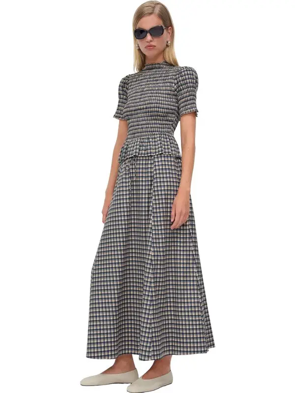 REFORMATION Aggie Top - Blue