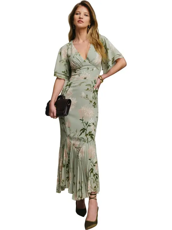 REFORMATION Salvia Maxi Dress - Green