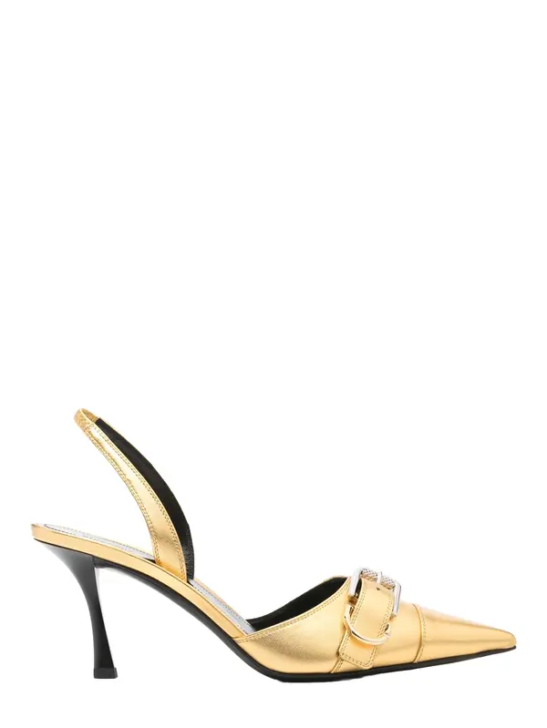 Givenchy 75mm Voyou Pumps - Gold
