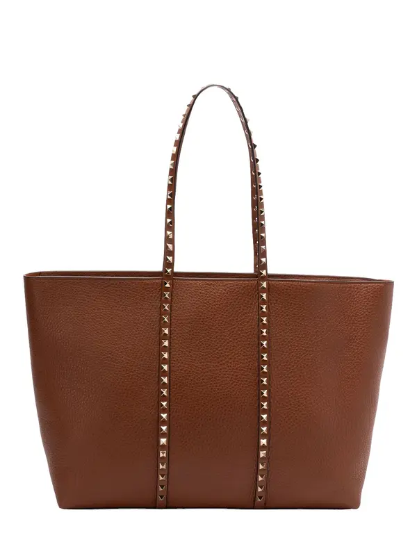 Valentino Garavani Rockstud Tote Bag - Brown