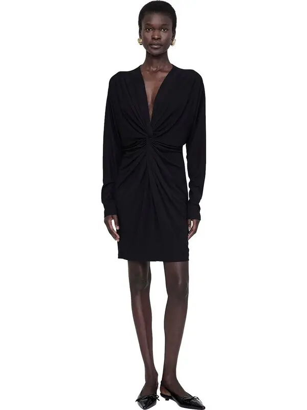 ANINE BING Mathilde Mini Dress - Black