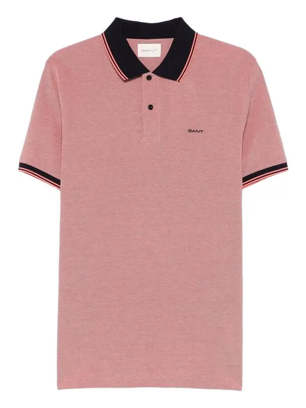 Gant Oxford Polo Shirt - Pink