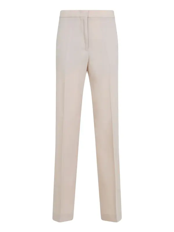 Fabiana Filippi Pressed-crease Trousers - Neutrals