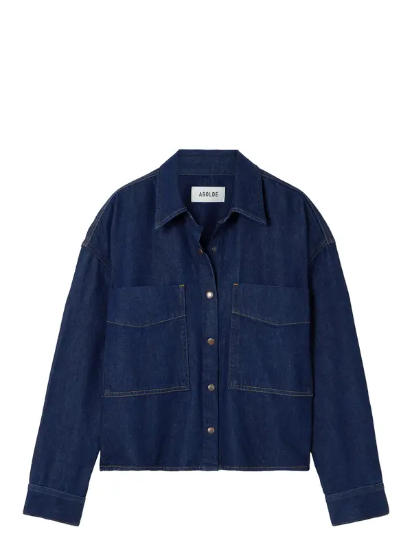 AGOLDE Maya Denim Shirt - Blue