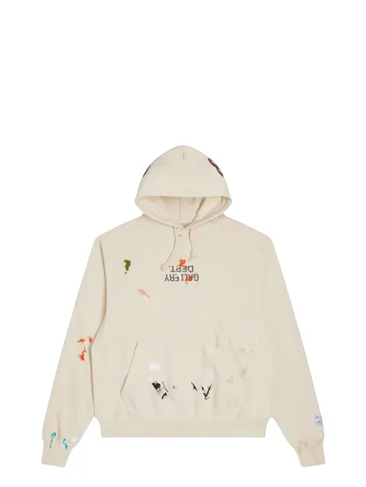 GALLERY DEPT. Gpatch Fucked Up Logo Hoodie - Cream