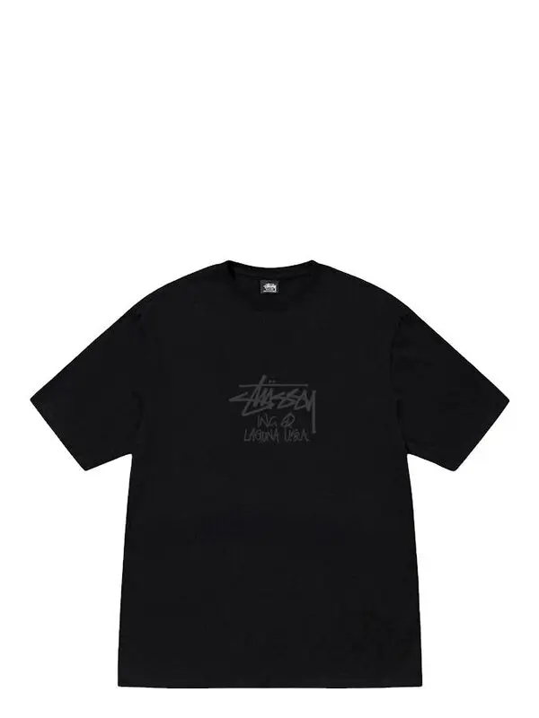 StÜssy Laguna Usa Pigment Dyed Tee Shirt - Black