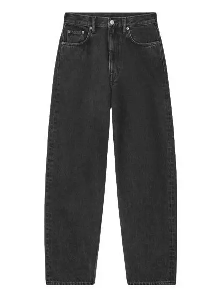 Cos Bay Barrel-leg Jeans - Black