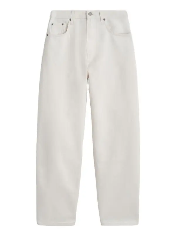 Cos Bay Barrel-leg Jeans - White