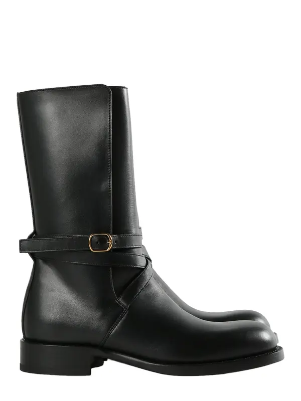 THE ROW Jodhpur Boots - Black