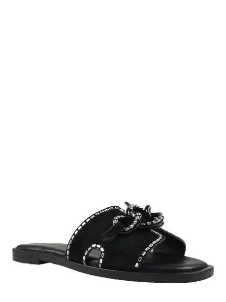 ZIGI Nerano Slide Sandal By - Black